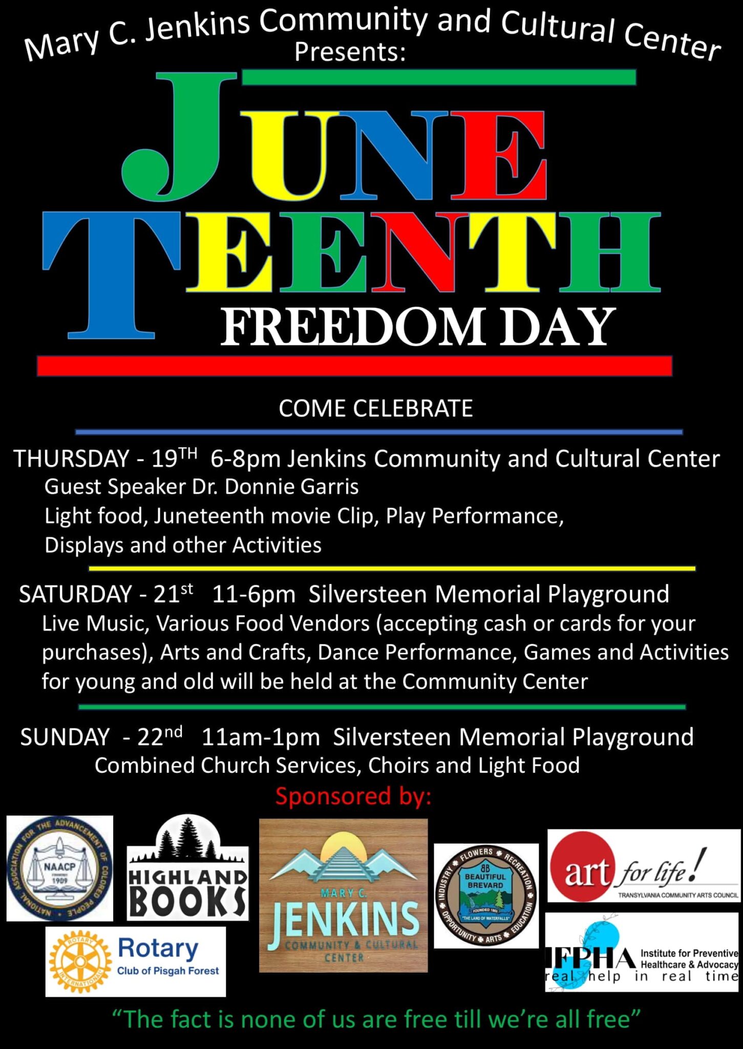 Juneteenth 2025 – Mary C. Jenkins
